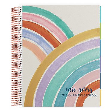 Painted Rainbow Teacher Planner & Lesson Planner Book | Erin Condren