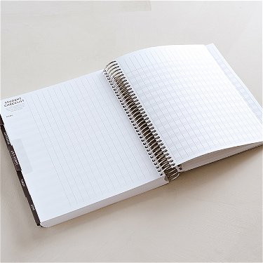 7x9 Harbor Vegan Leather Focused Teacher Lesson Planner | Erin Condren