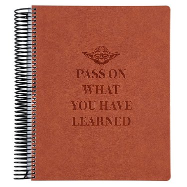 Star Wars Yoda™ Camel Vegan Leather Teacher Lesson Planner | Erin Condren