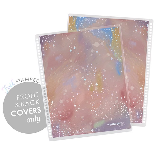Metallic Watercolor Starlight Covers | Erin Condren