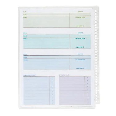 Snap-In Projects and Exams Tracker Dashboard | Erin Condren