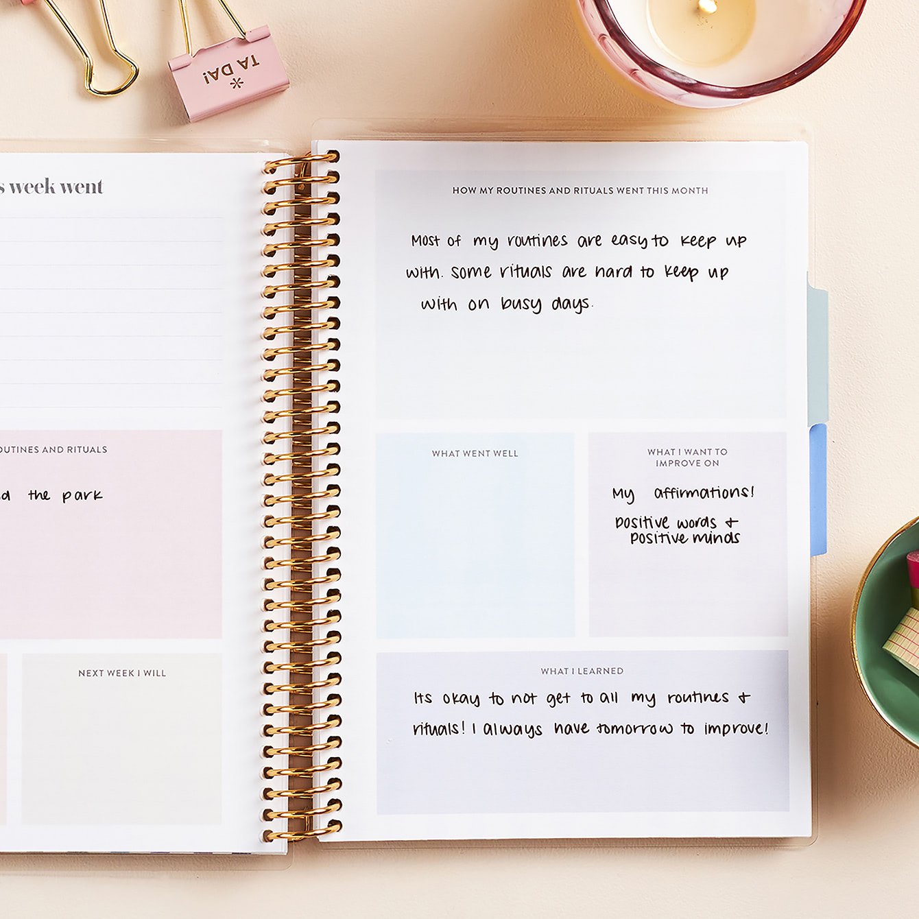 A5 Daily Routines and Rituals Journal and Notebook | Erin Condren