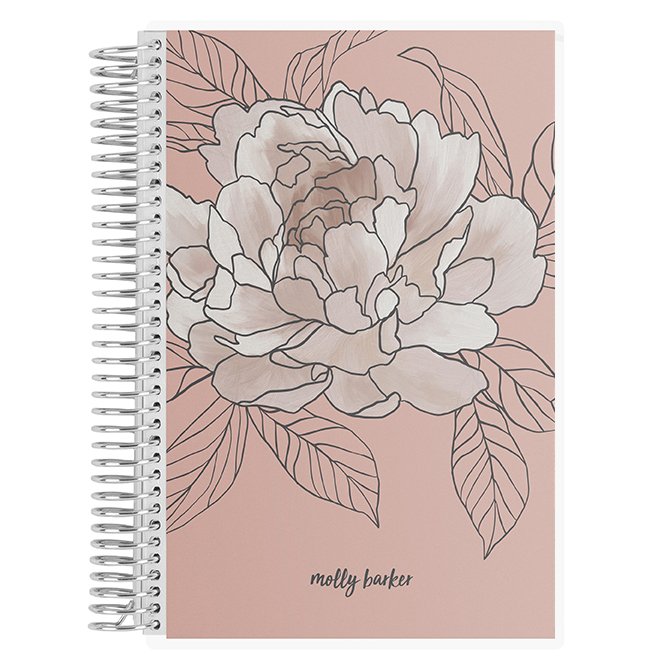 Flora Peony A5 Notebook | Erin Condren