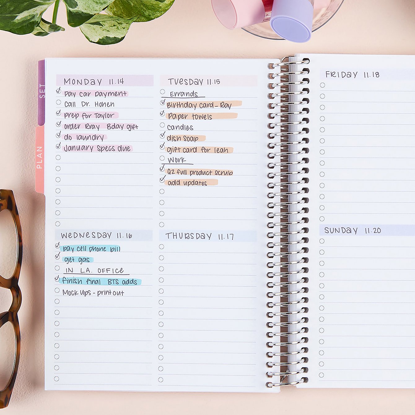A5 Productivity Planner Tracker | Erin Condren