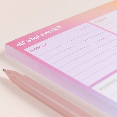 Oh! What A Week Planning Notepad | Erin Condren