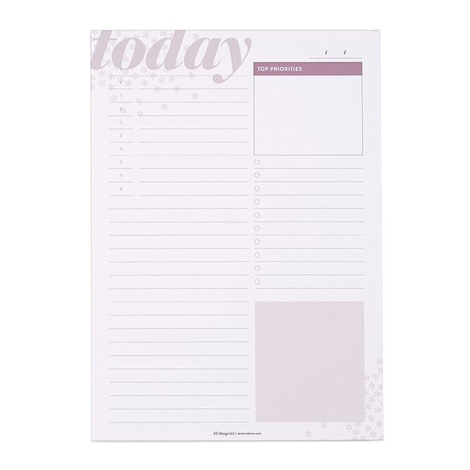 Daily Priorities Notepad | Erin Condren