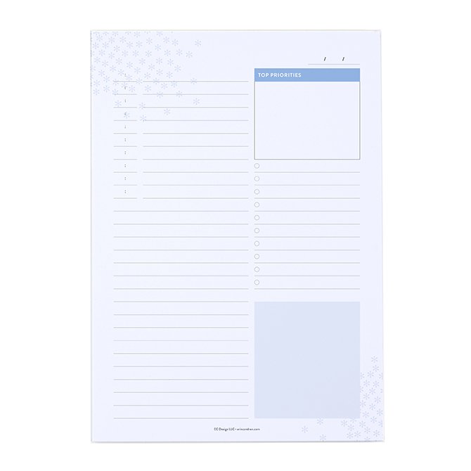 Daily Priorities Notepad | Erin Condren
