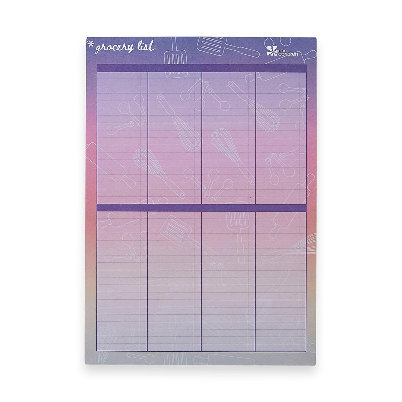 Grocery List Notepad | Erin Condren
