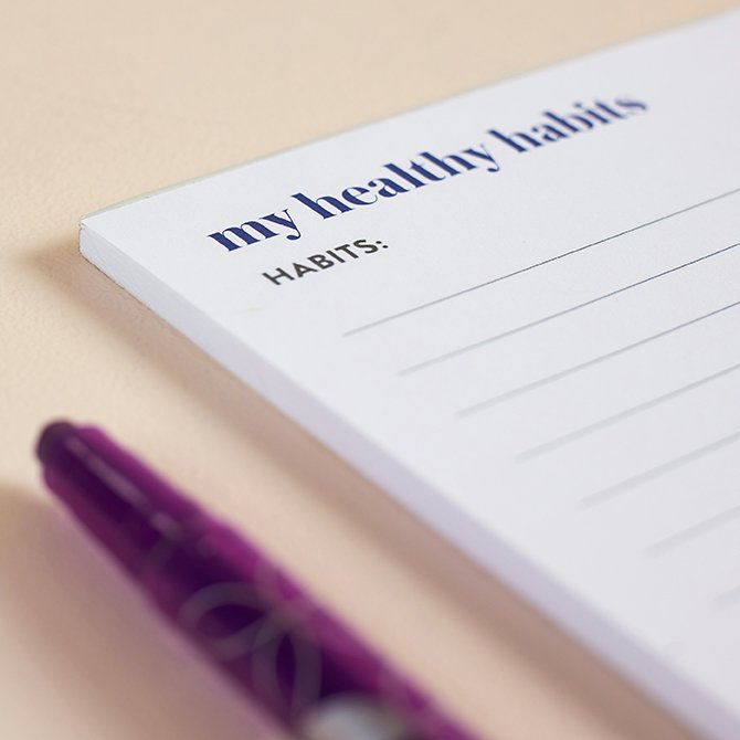 Kids Healthy Habits Notepad | Erin Condren